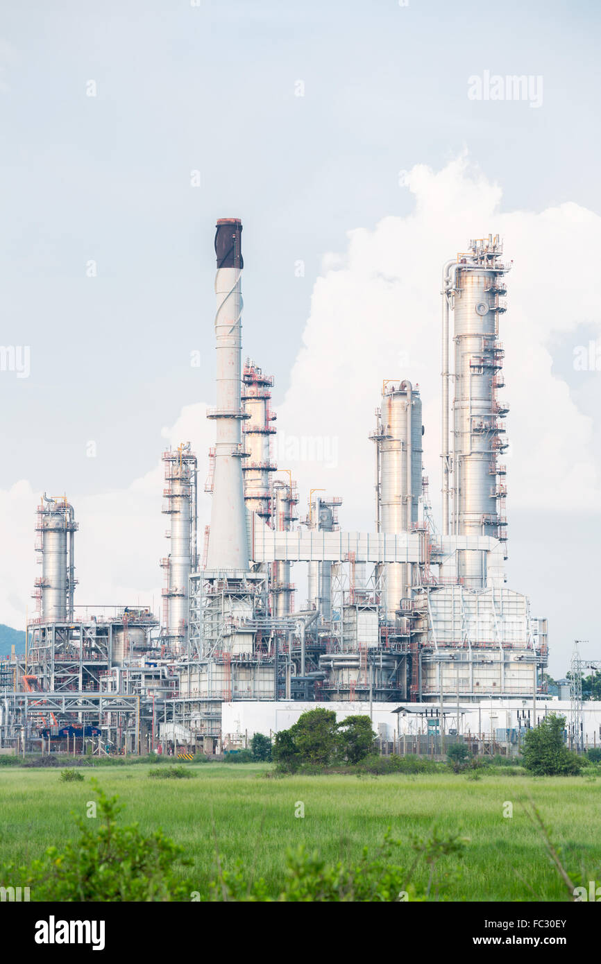 Oil Refinery Plant Stock Photo - Alamy
