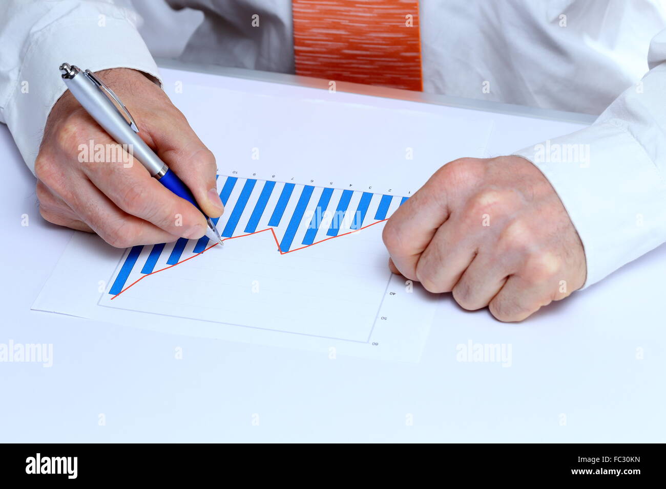 drawing a diagram Stock Photo - Alamy