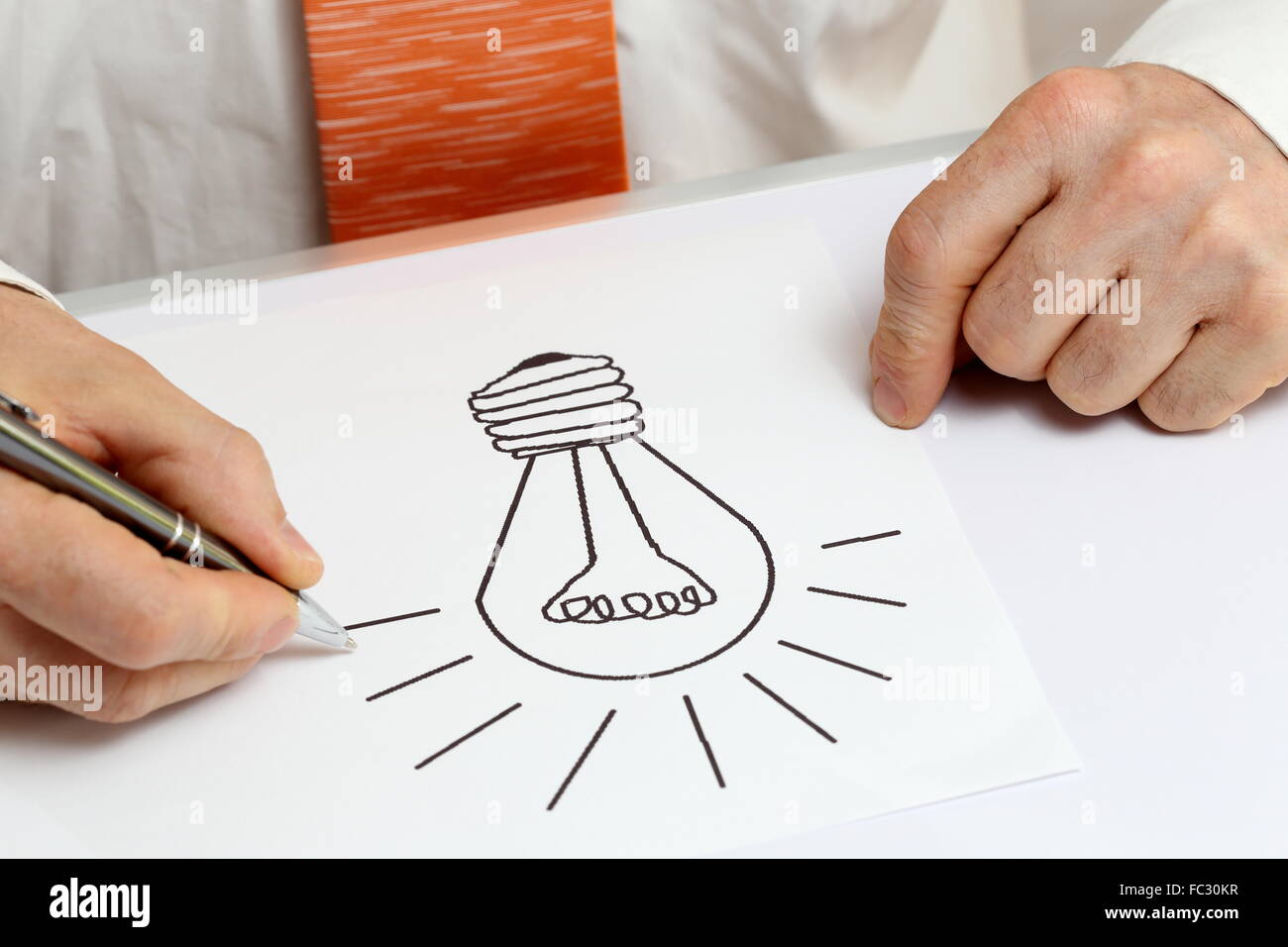 getting an idea Stock Photo - Alamy