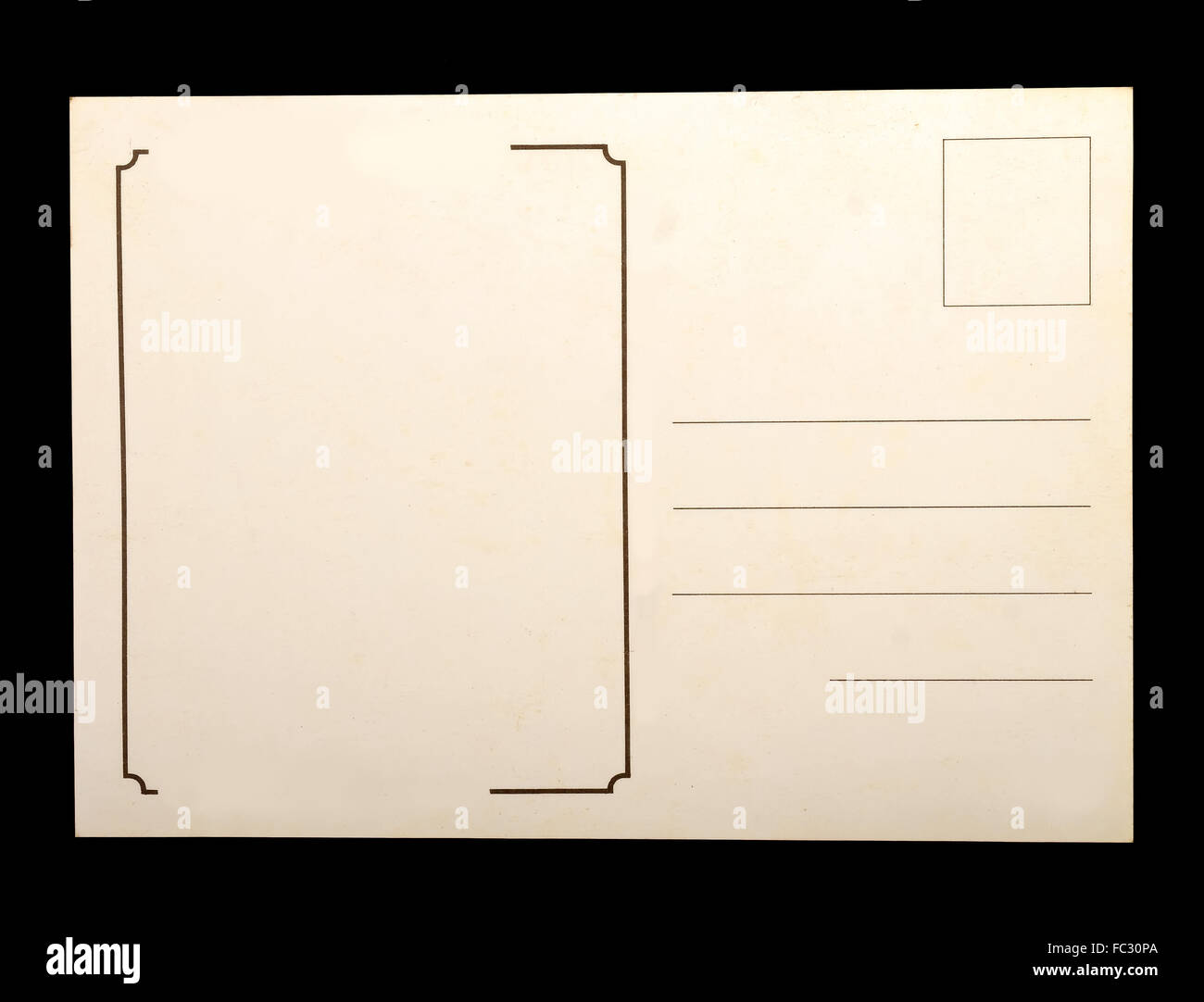 Postal card hi-res stock photography and images - Alamy