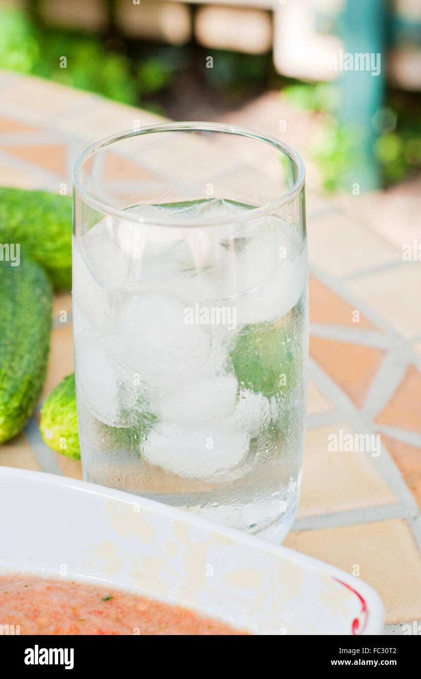 Glass of water ice cold condensation hi-res stock photography and ...