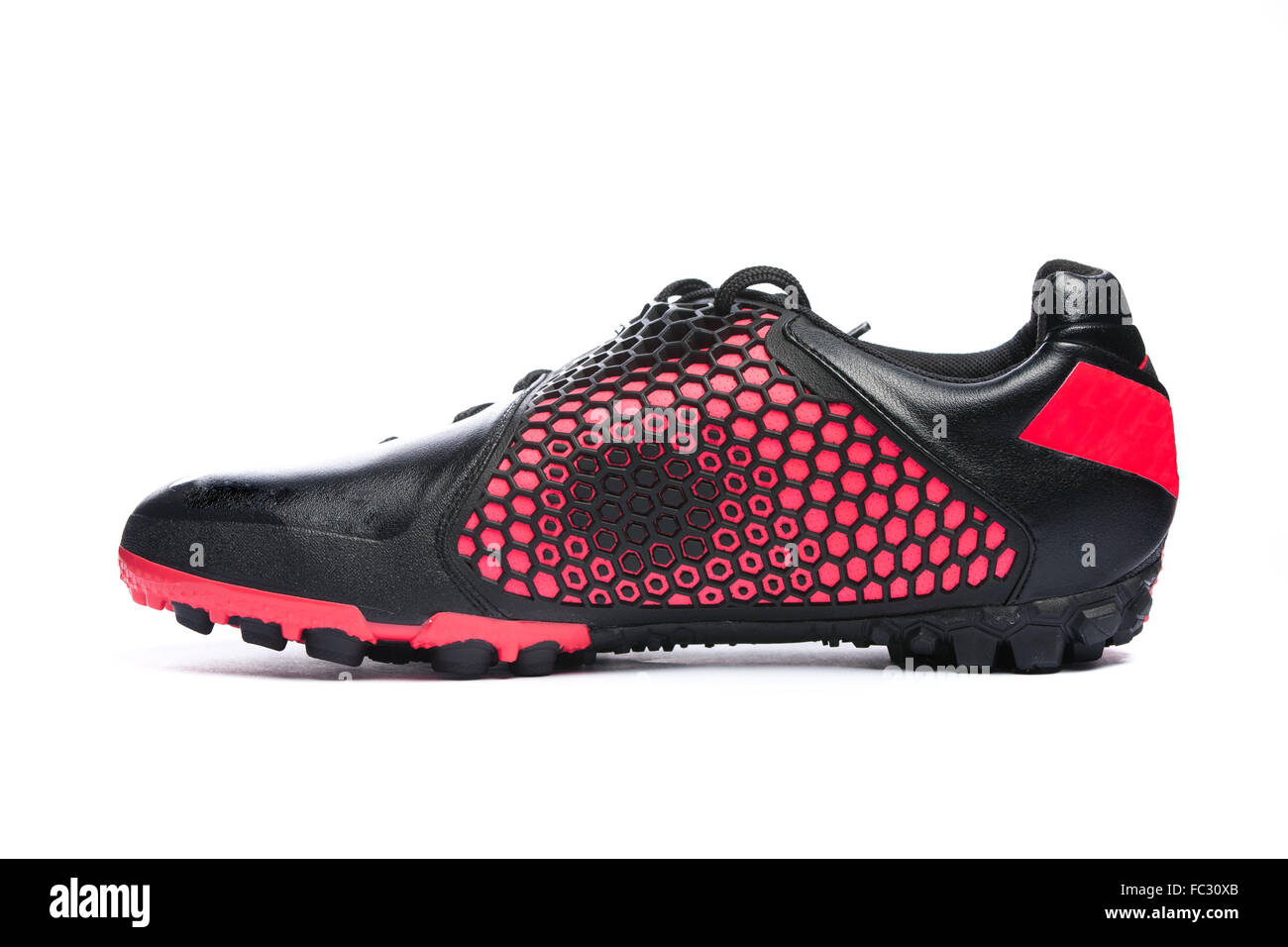 Old football boots boot Cut Out Stock Images & Pictures - Alamy