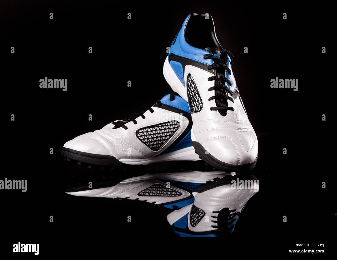 Football boots. Soccer boots Stock Photo - Alamy