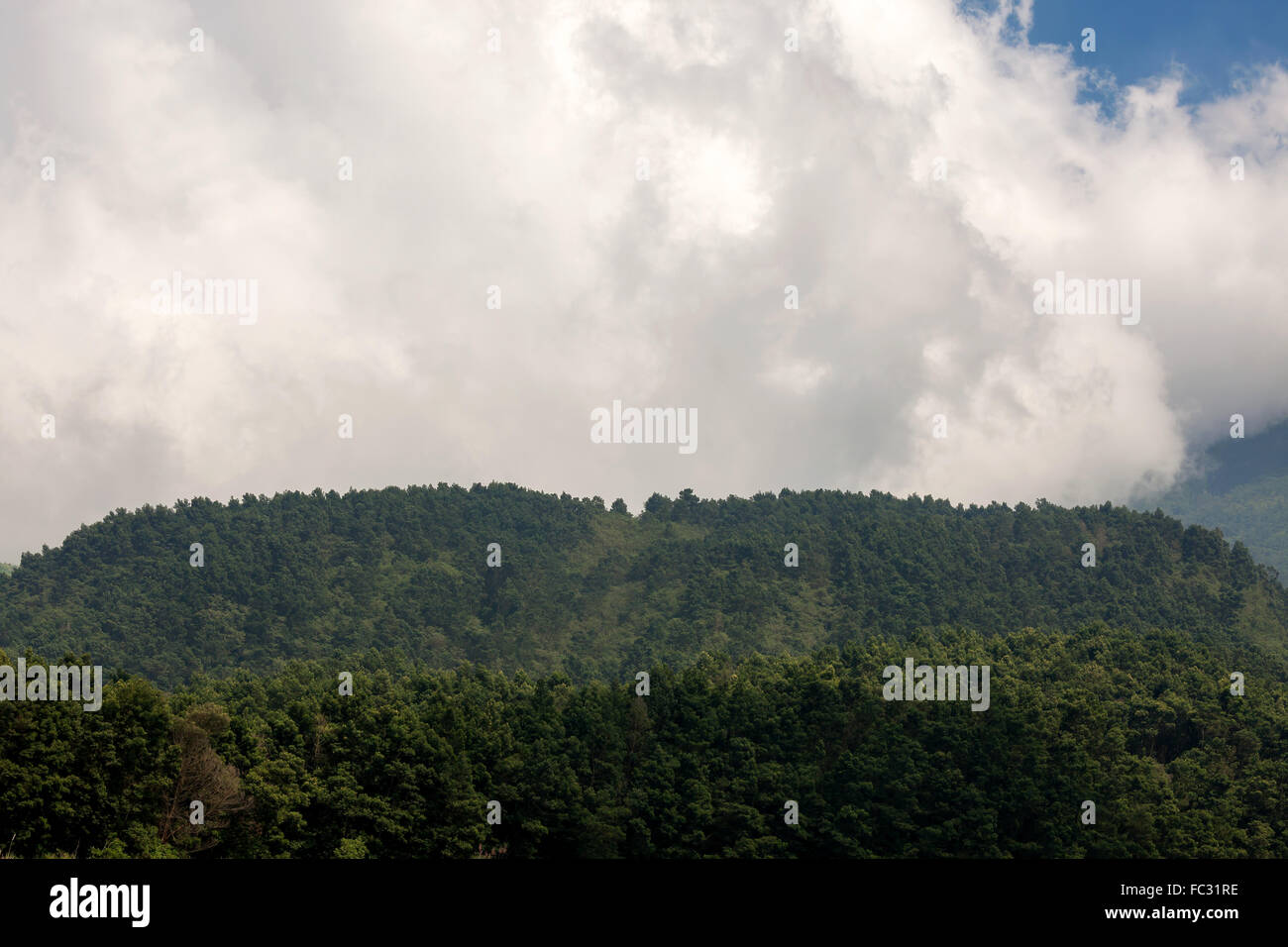 Merapi volcano, Mountain of Fire in Java. It is the most active volcano ...