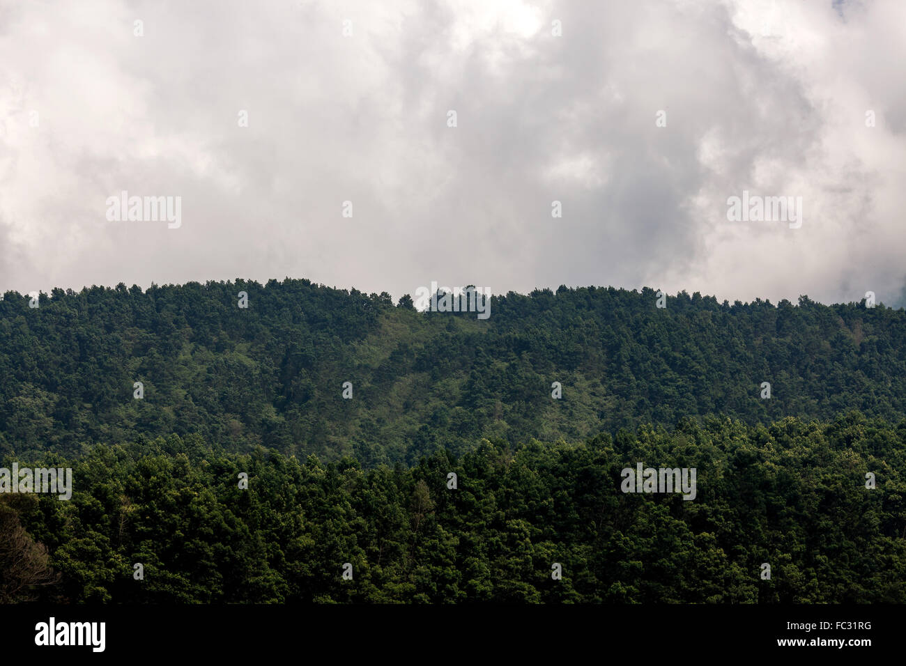 Merapi volcano, Mountain of Fire in Java. It is the most active volcano ...