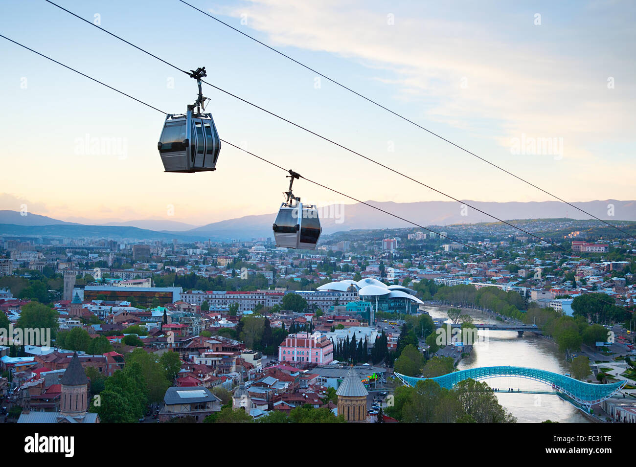 Tbilisi funicular, Georgia Stock Photo - Alamy