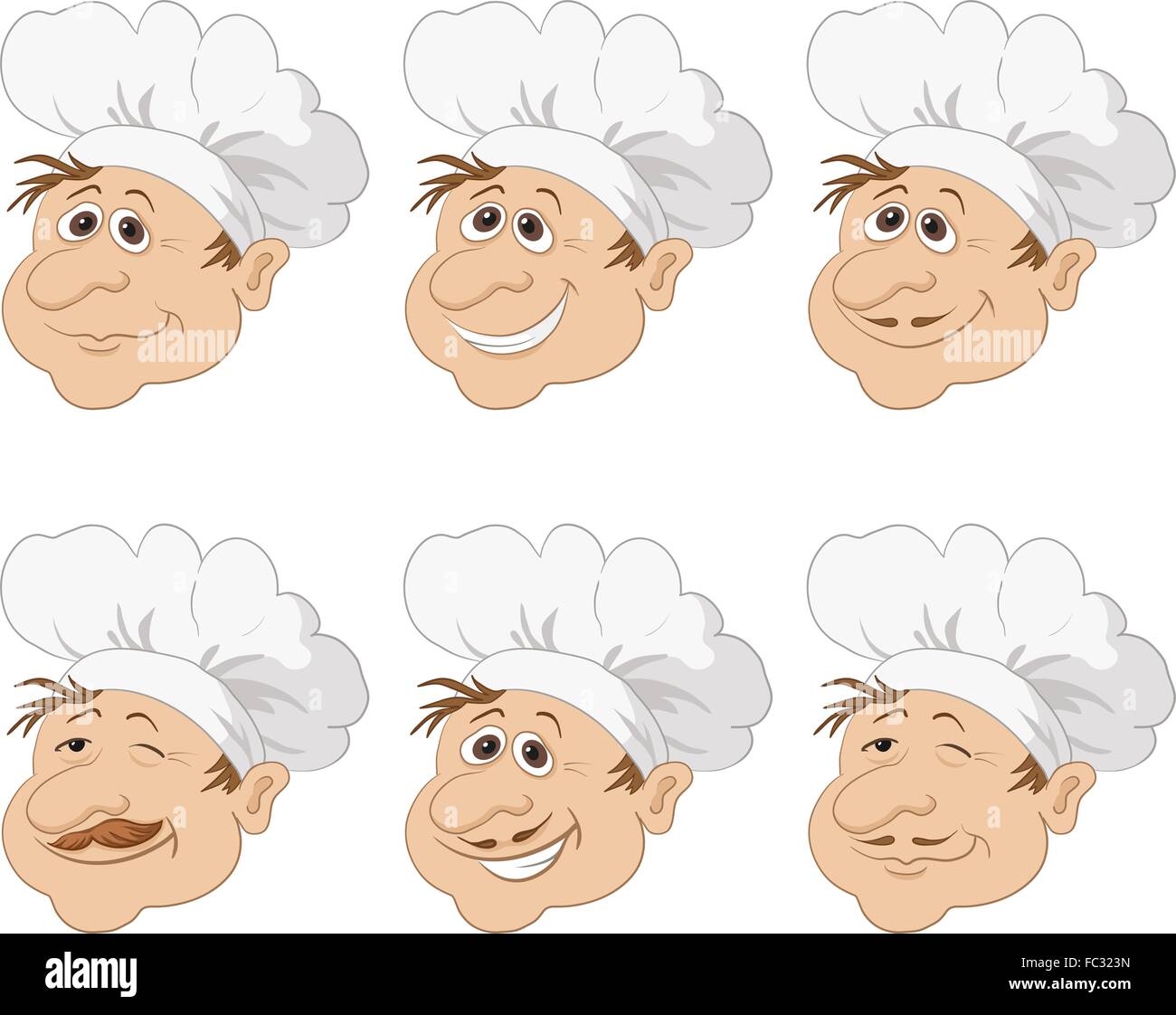 Cartoon heads hi-res stock photography and images - Alamy