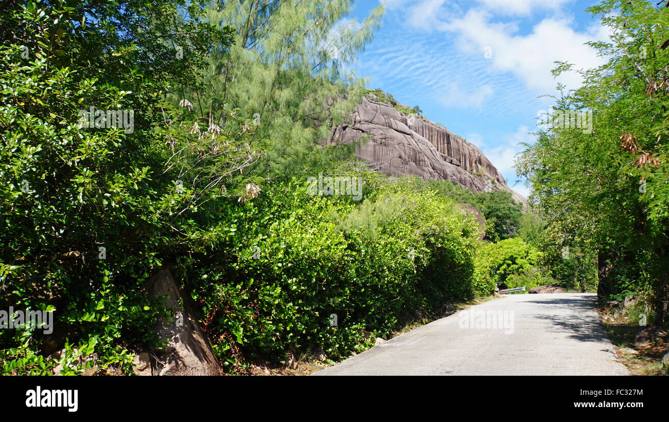 amazing seychelles landscape Stock Photo - Alamy