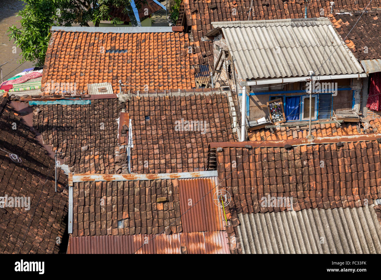 The Indonesian riverside slums of Yogyakarta, Indonesia Stock Photo - Alamy