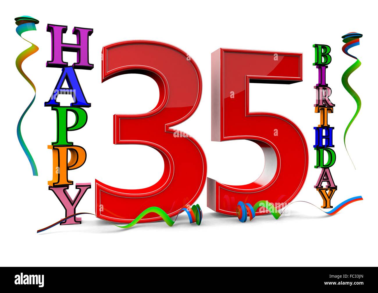 Thirty five 35 years anniversary hi-res stock photography and images ...