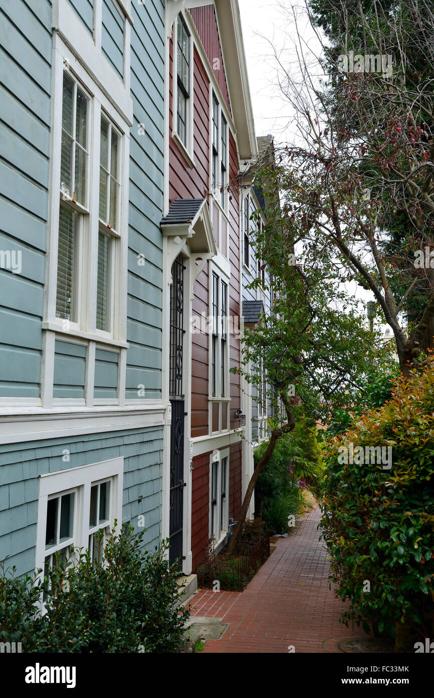 Cottage row san francisco hi-res stock photography and images - Alamy