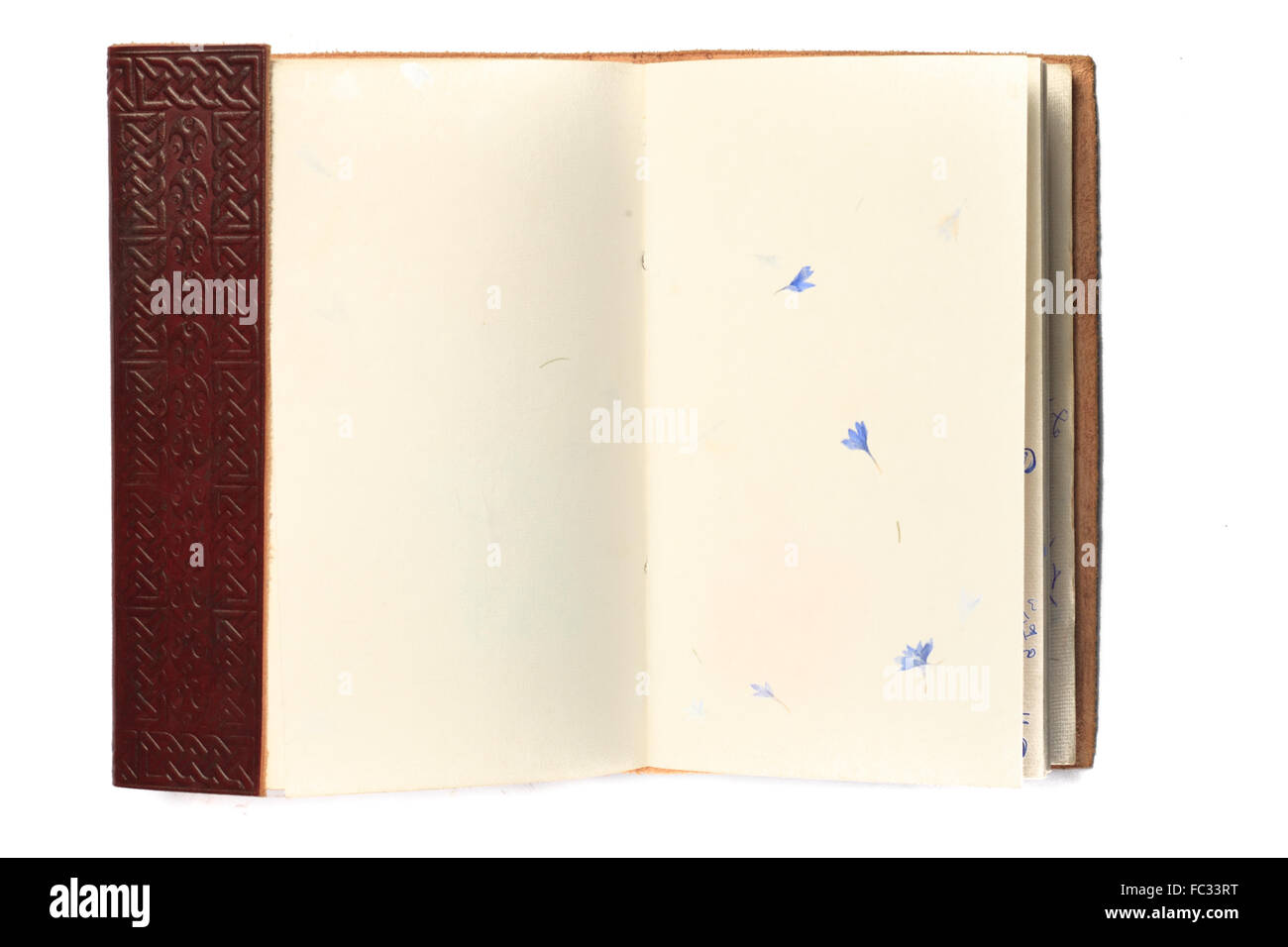 Notebook on the white background Stock Photo - Alamy