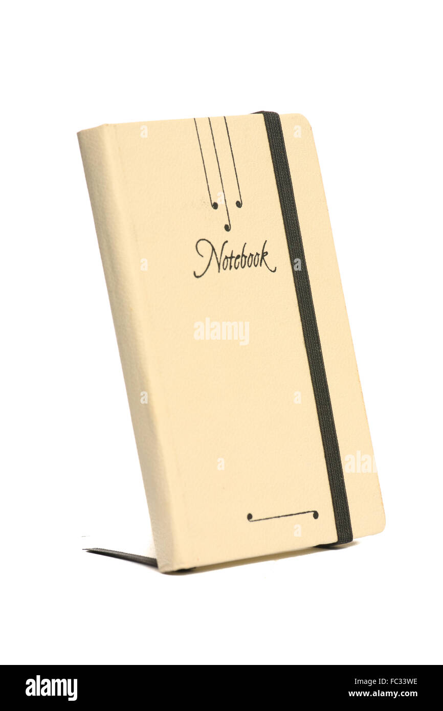 Notebook on the white background Stock Photo - Alamy