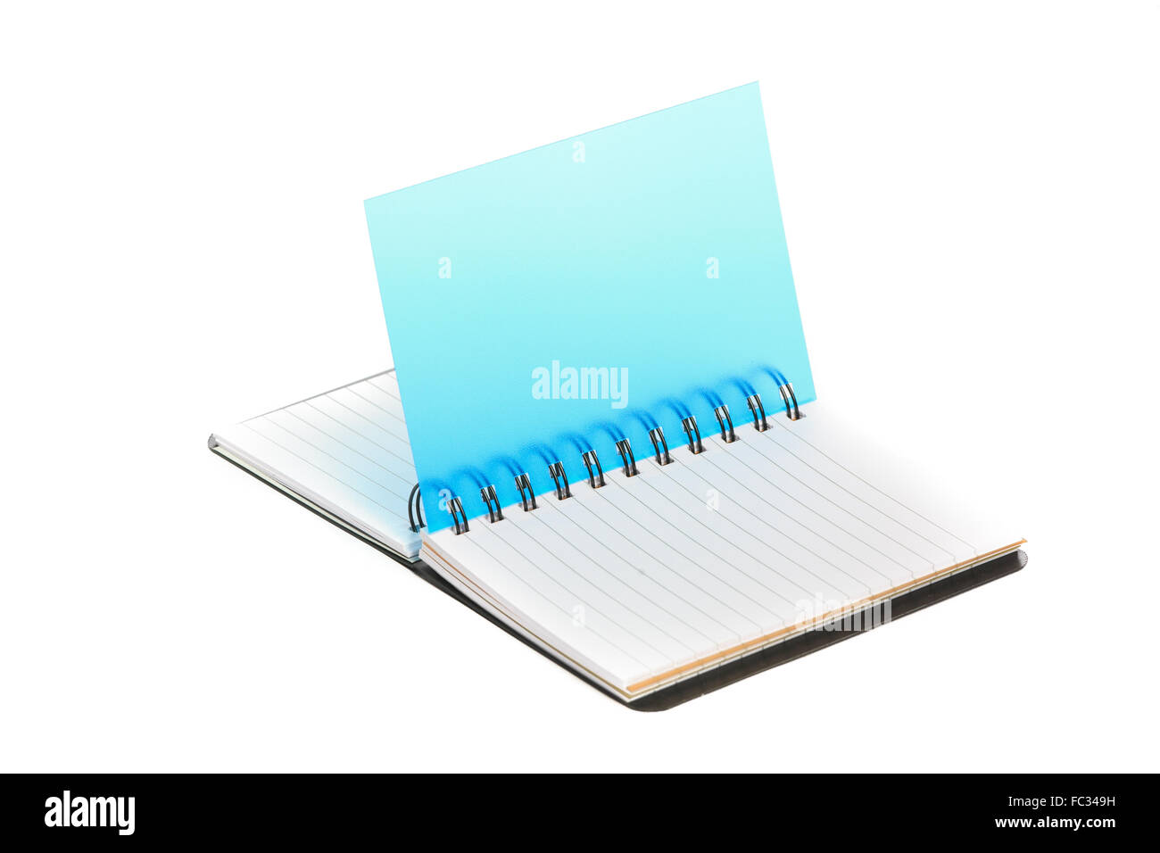 Notebook on the white background Stock Photo - Alamy