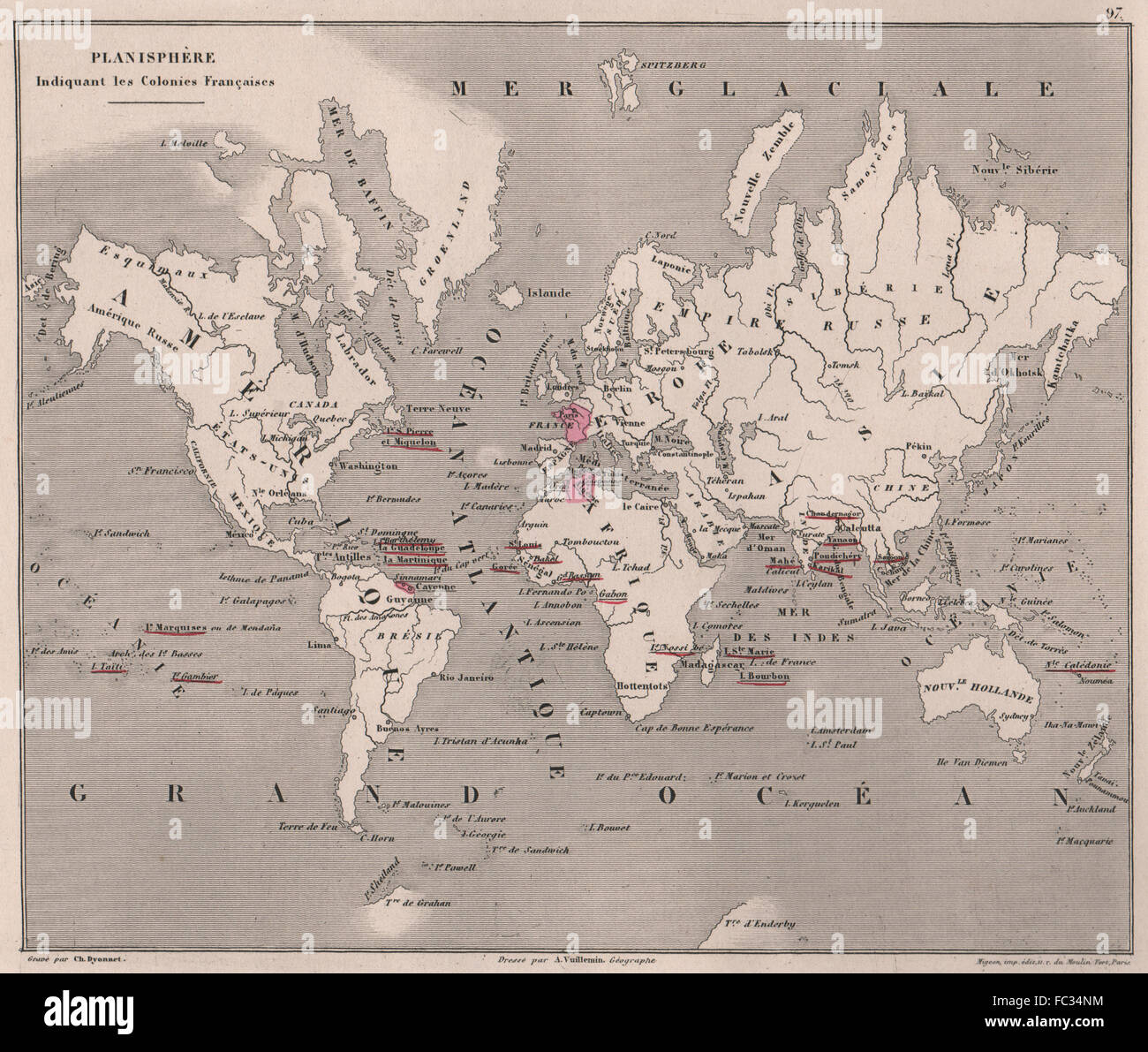 Map of planisphere hi-res stock photography and images - Alamy
