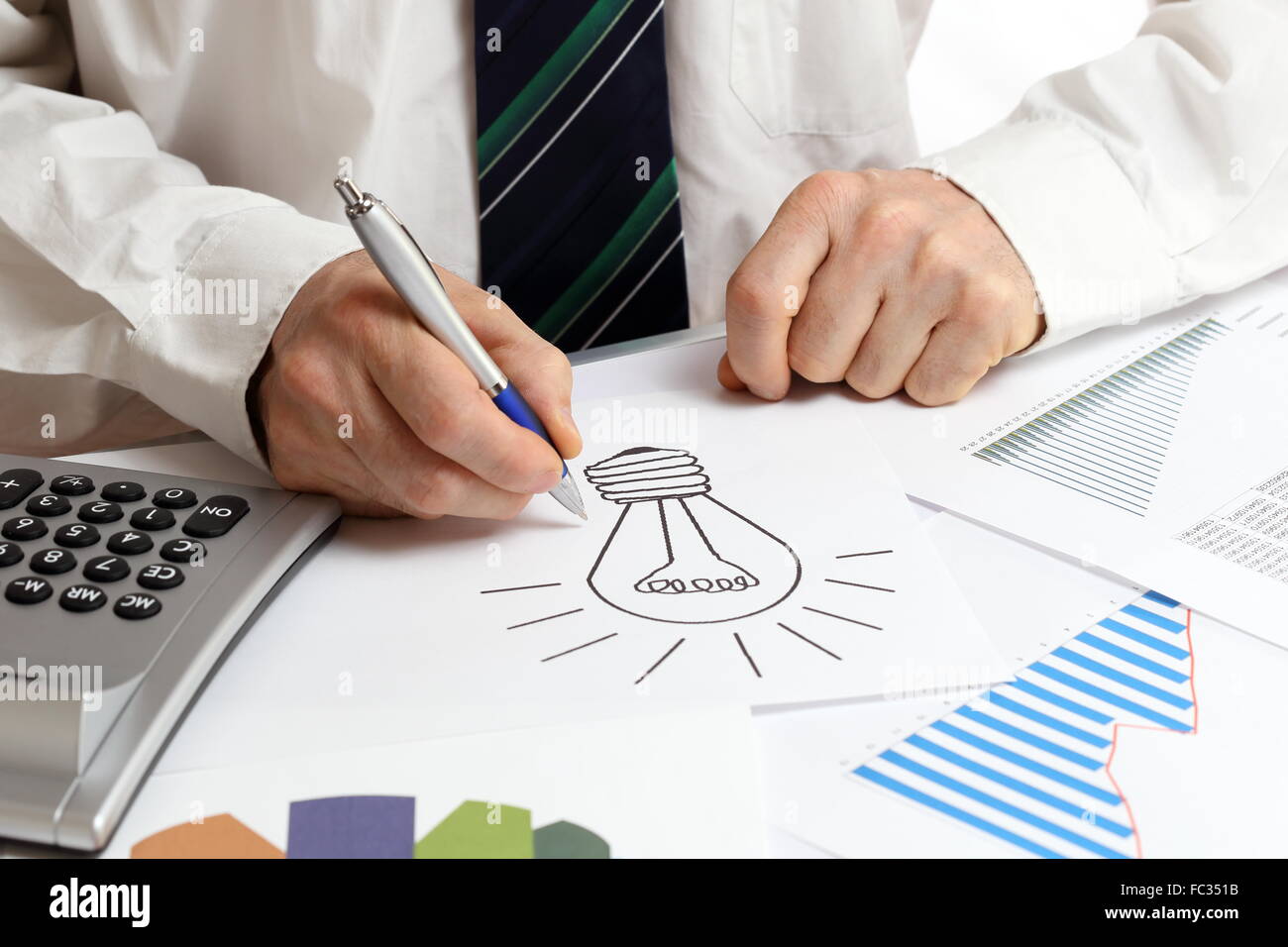 man and idea Stock Photo - Alamy