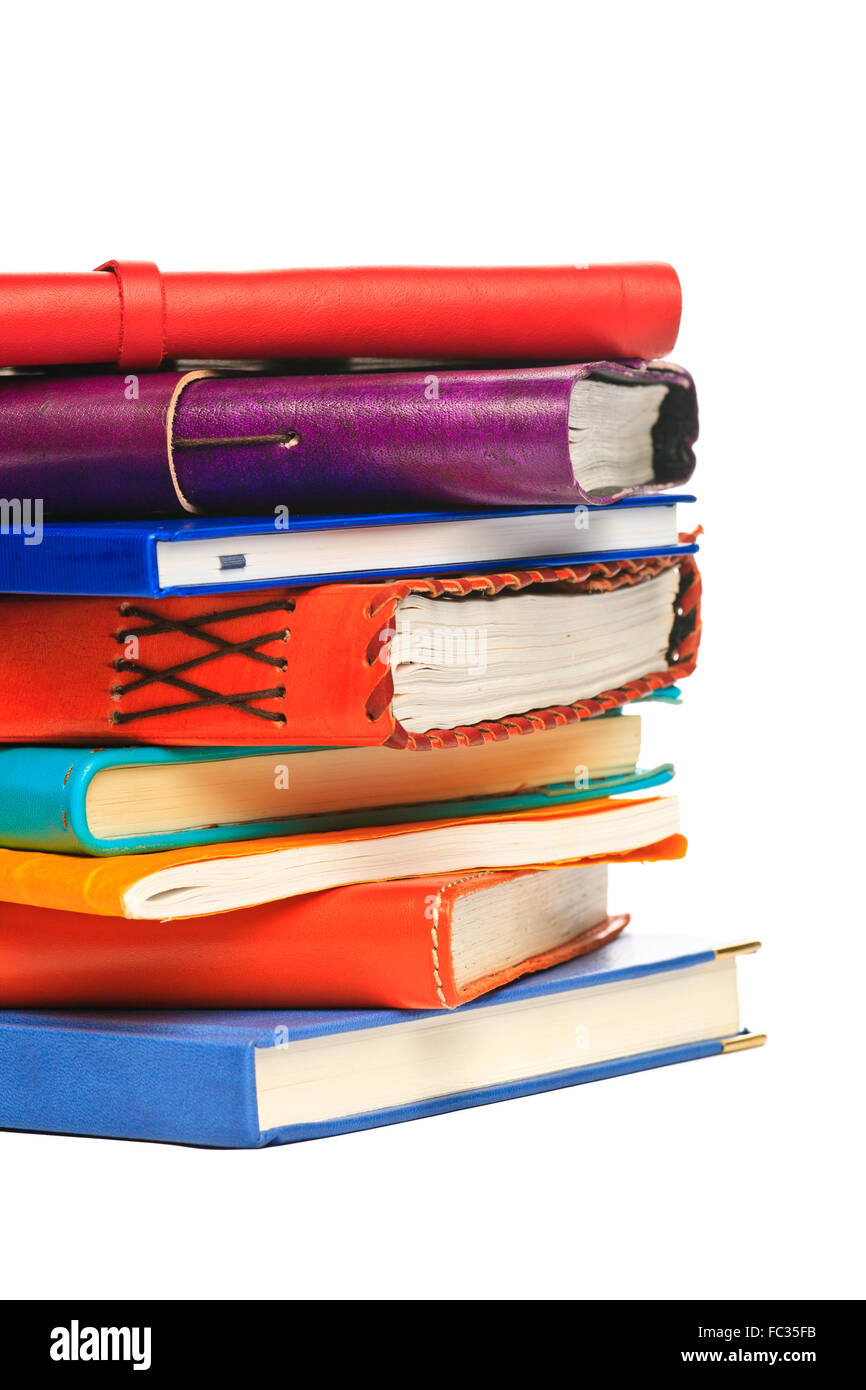 Notebook on the white background Stock Photo - Alamy