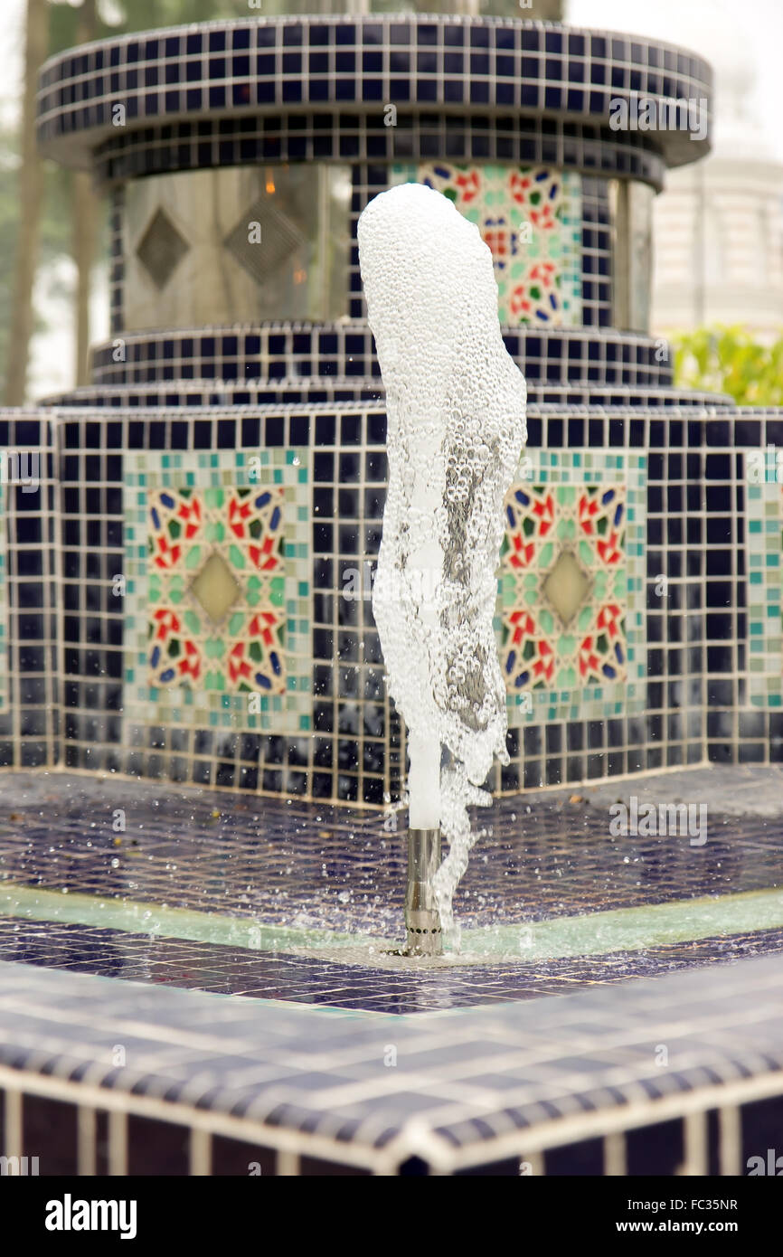 details spray water fountain Stock Photo - Alamy