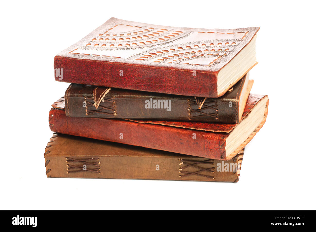 Stack old paperback books Cut Out Stock Images & Pictures - Alamy