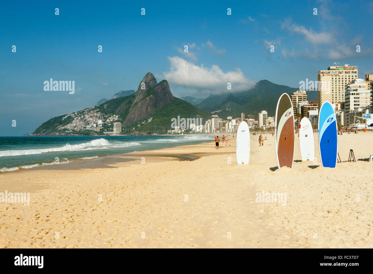 Rio de Janeiro, Ipanema Beach, surf, promenade, Brazil Stock Photo - Alamy