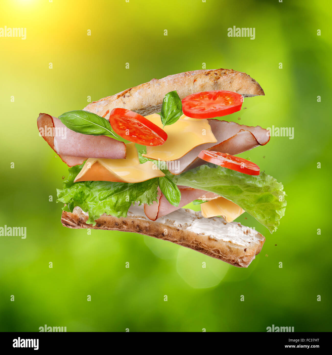 Falling sandwich hi-res stock photography and images - Alamy