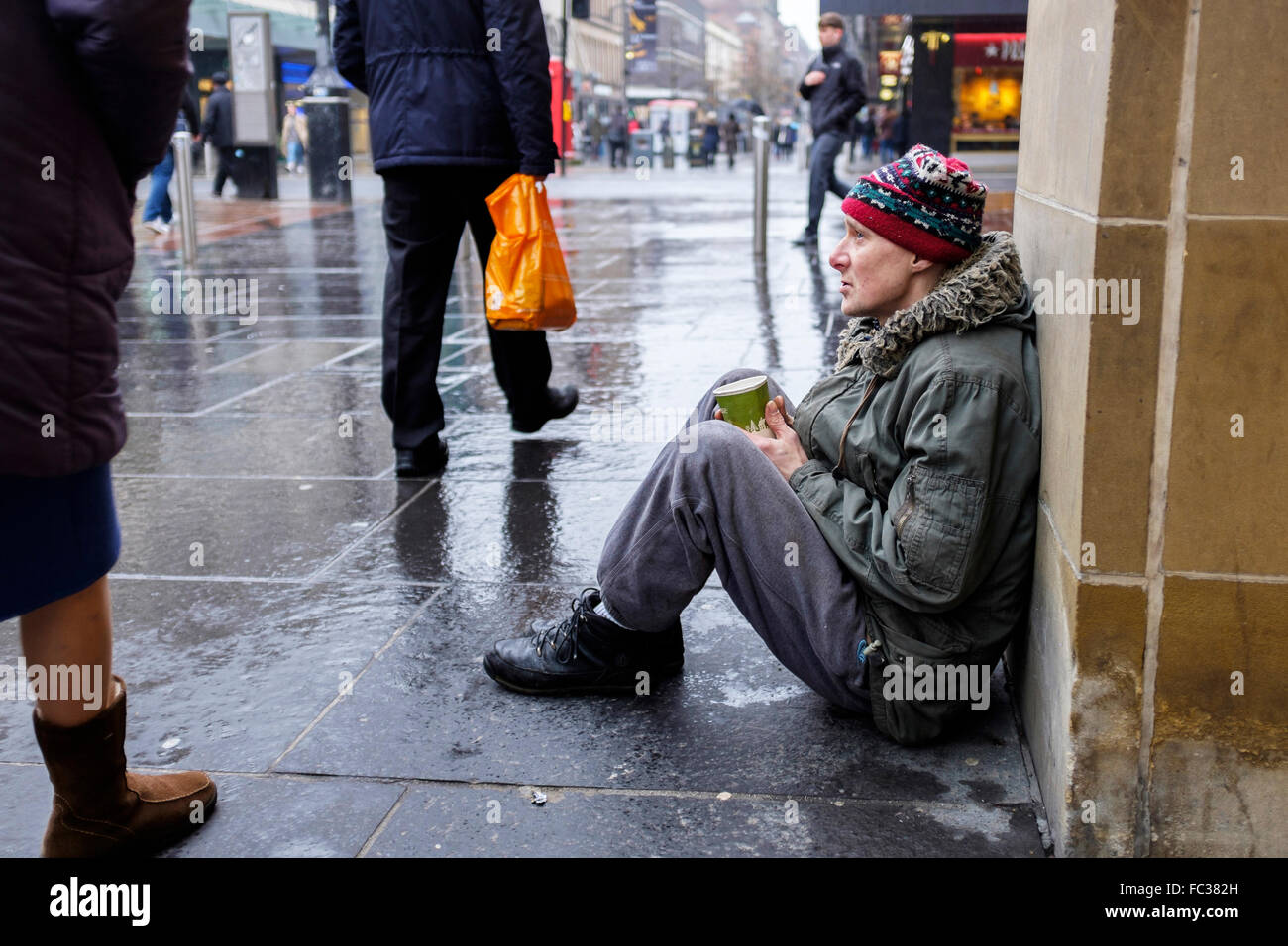 Homeless man begging job hi-res stock photography and images - Alamy