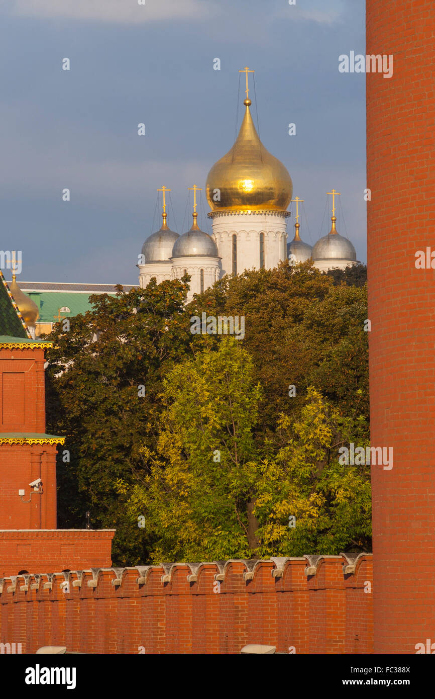Archangel Cathedral in the Kremlin, Moscow, Russia Stock Photo - Alamy