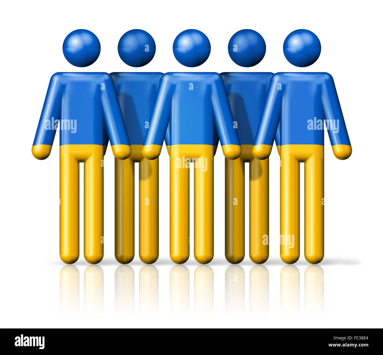 Ukraine country flag on Cut Out Stock Images & Pictures - Alamy