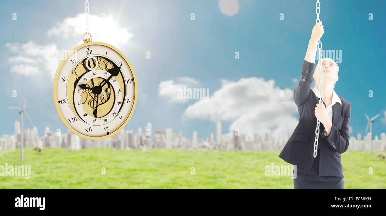 Pulling the chain hi-res stock photography and images - Alamy