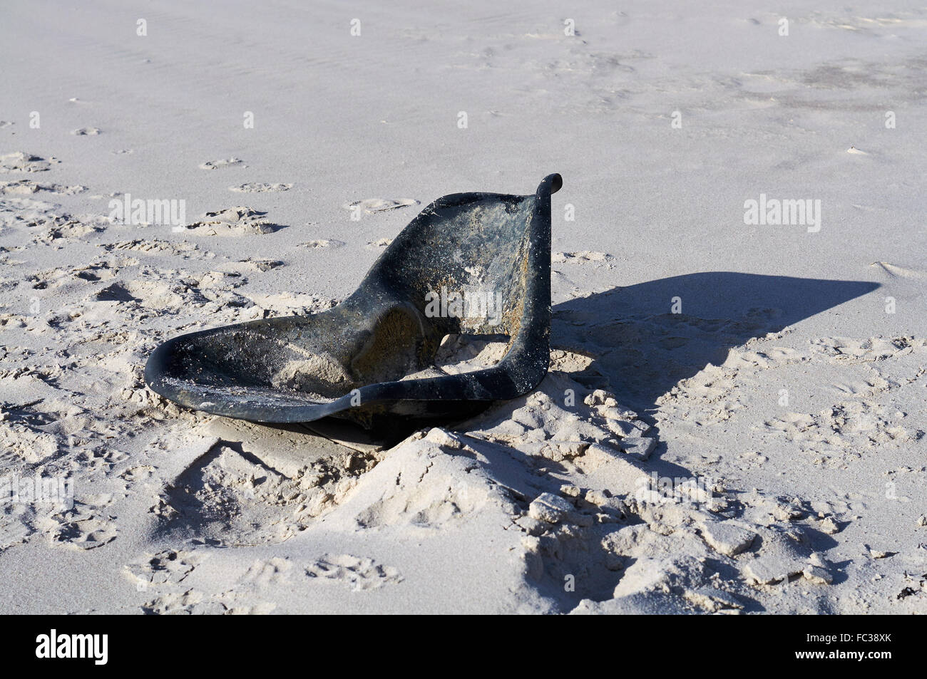 Flotsam: Plastic Seat Stock Photo - Alamy