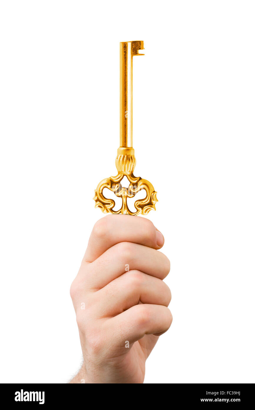 Hand giving key Stock Photo - Alamy