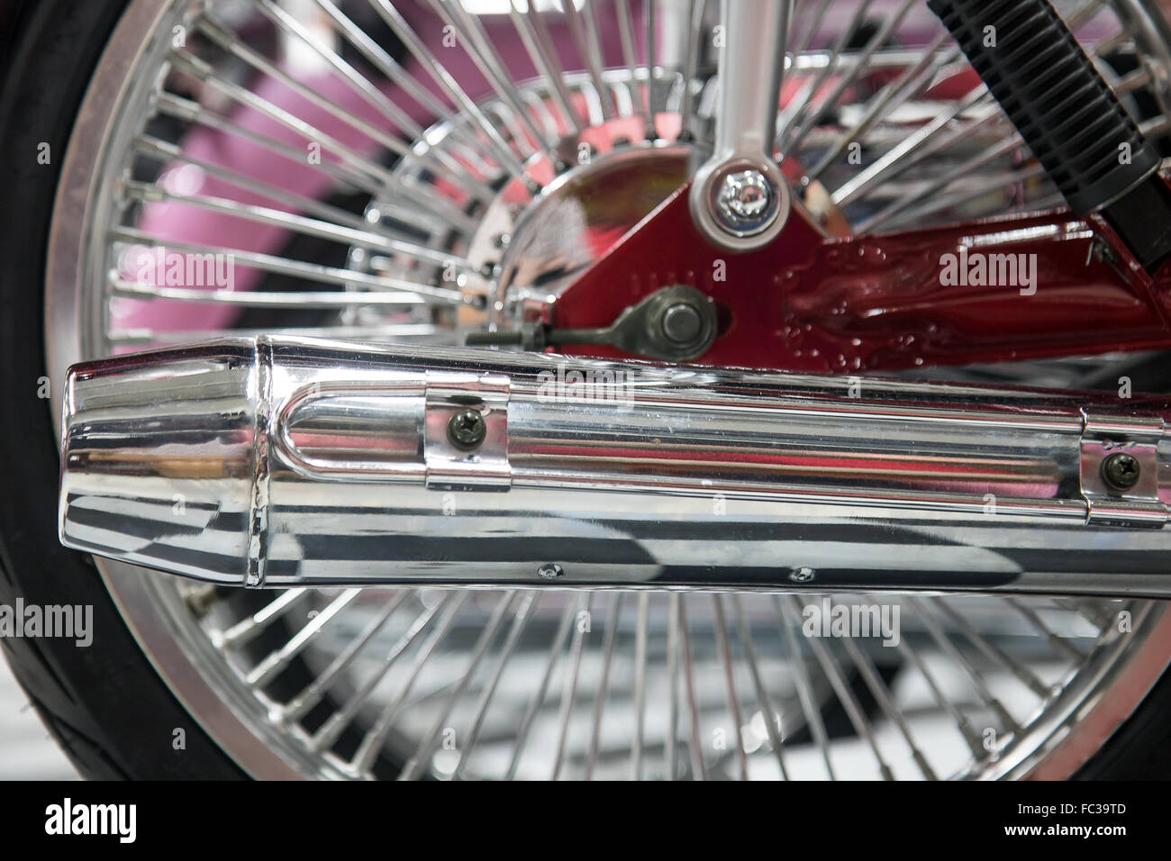 detail of the rear wheel Stock Photo - Alamy