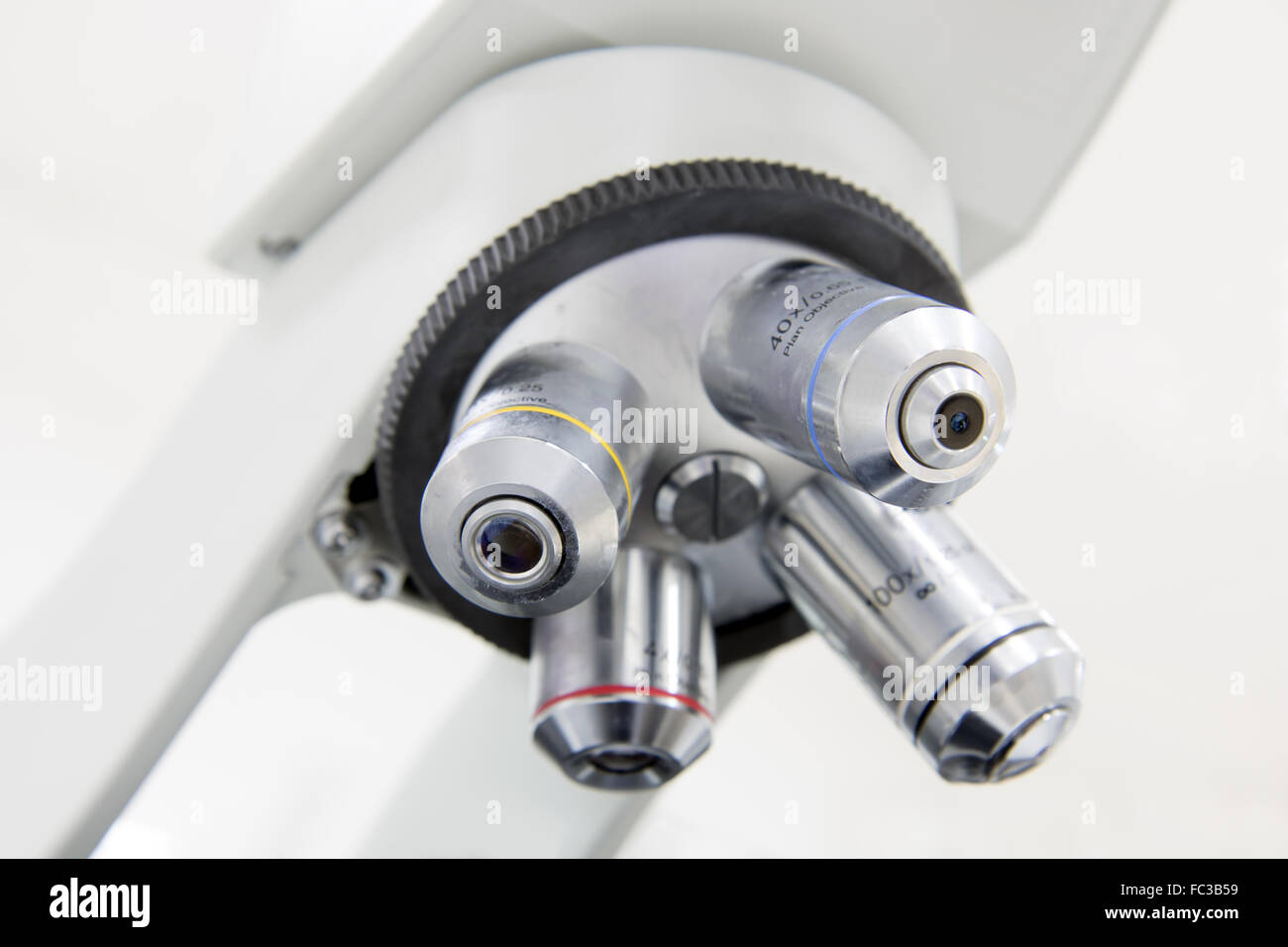close-up microscope in laboratory Stock Photo - Alamy