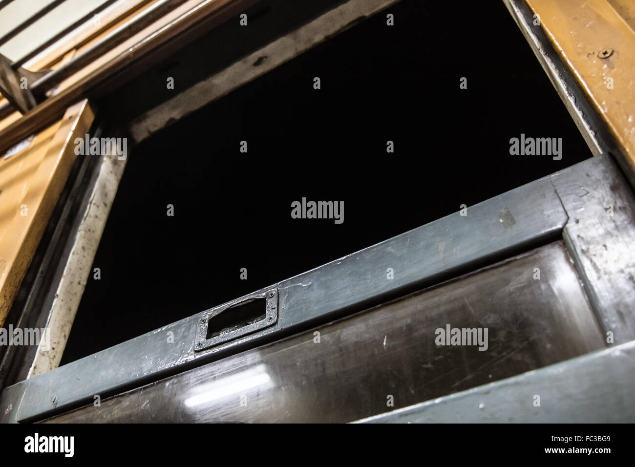 view from the train window at the night sky Stock Photo - Alamy