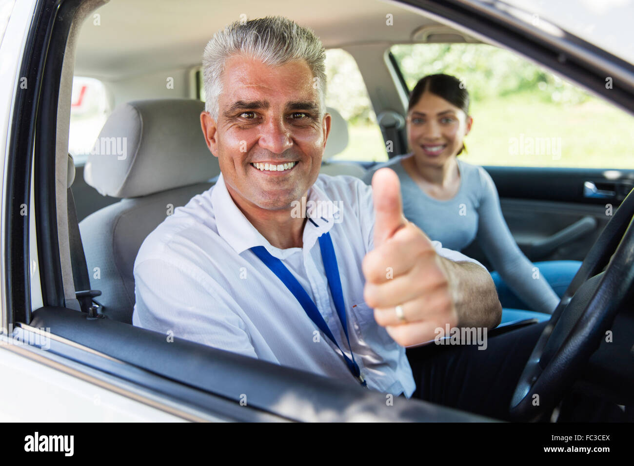Senior woman driving school hi-res stock photography and images - Alamy