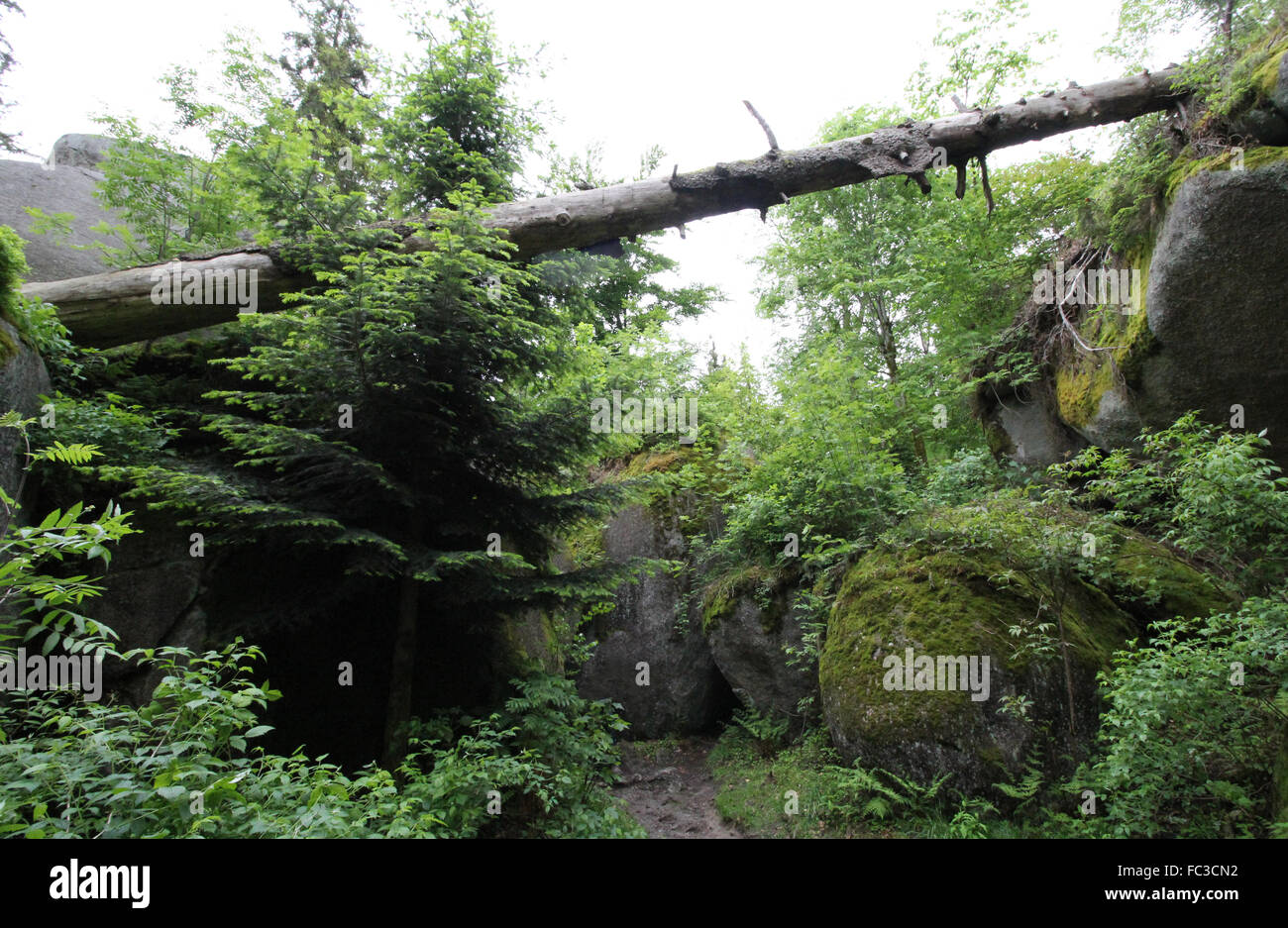 Luisenburg Rock Labyrinth Stock Photo - Alamy