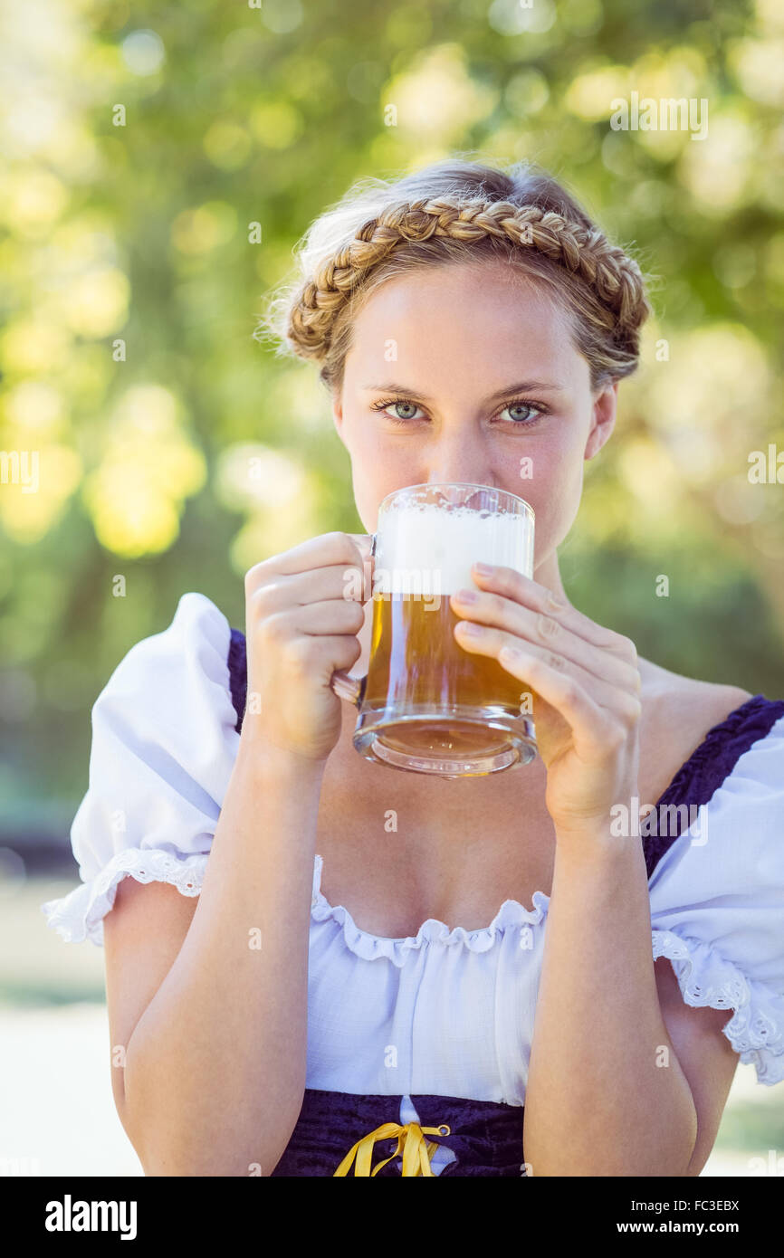Blonde german woman attractive hi-res stock photography and images - Alamy