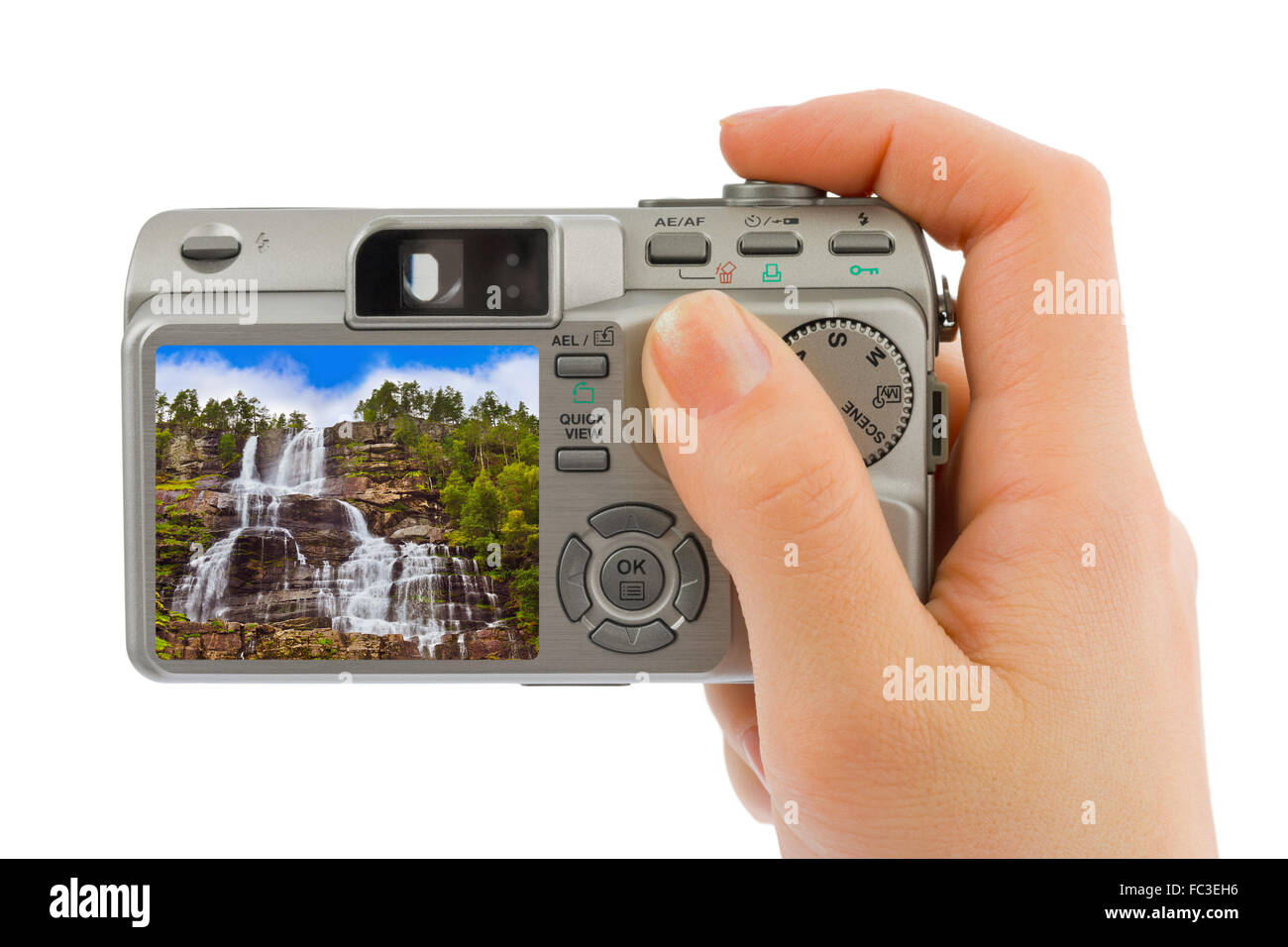 Norway landscape background Cut Out Stock Images & Pictures - Alamy