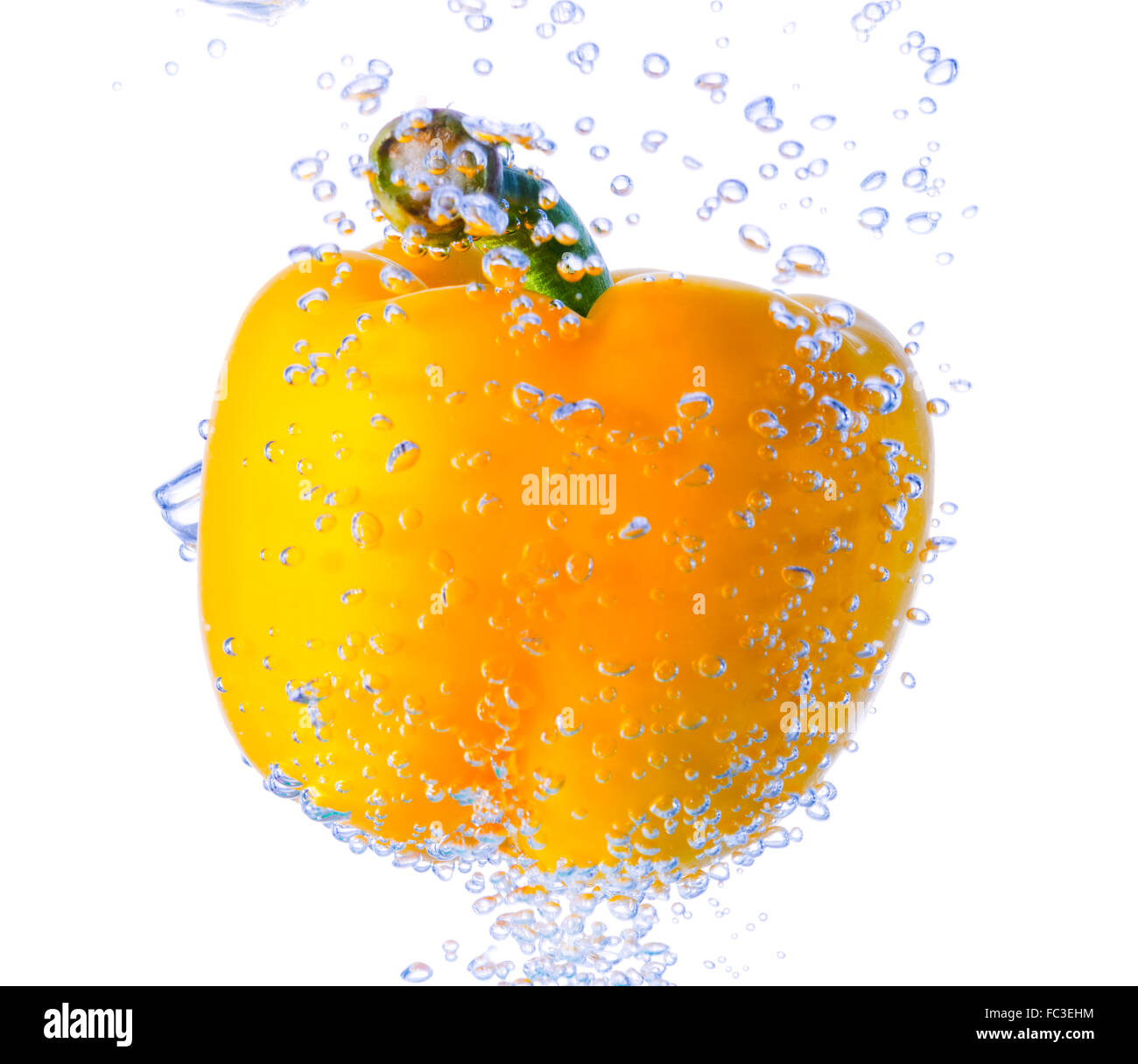 Pepper in water Stock Photo - Alamy