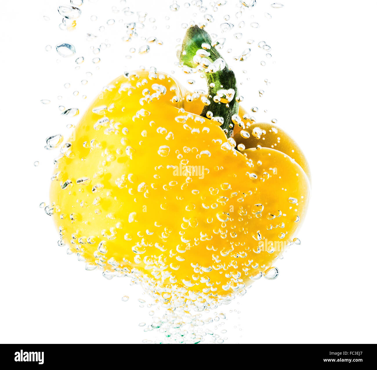 Pepper in water Stock Photo - Alamy