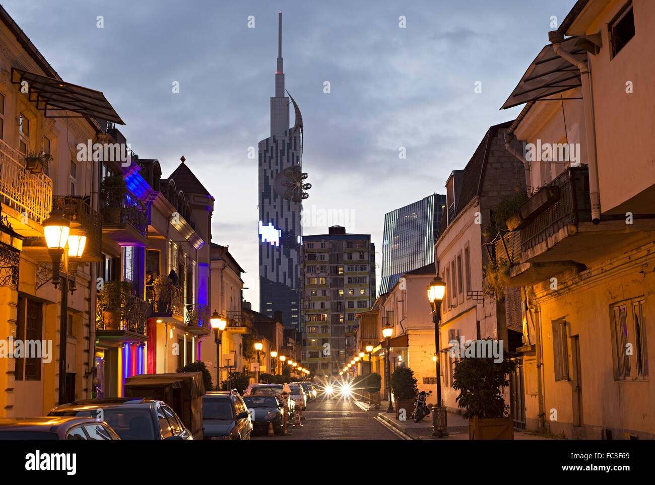 Street of Batumi, Georgia Stock Photo - Alamy