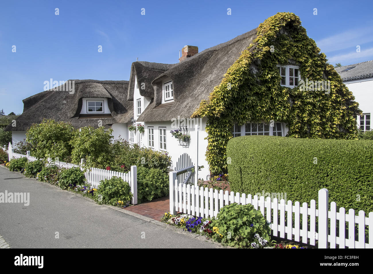 Typical House at the main street Stock Photo - Alamy