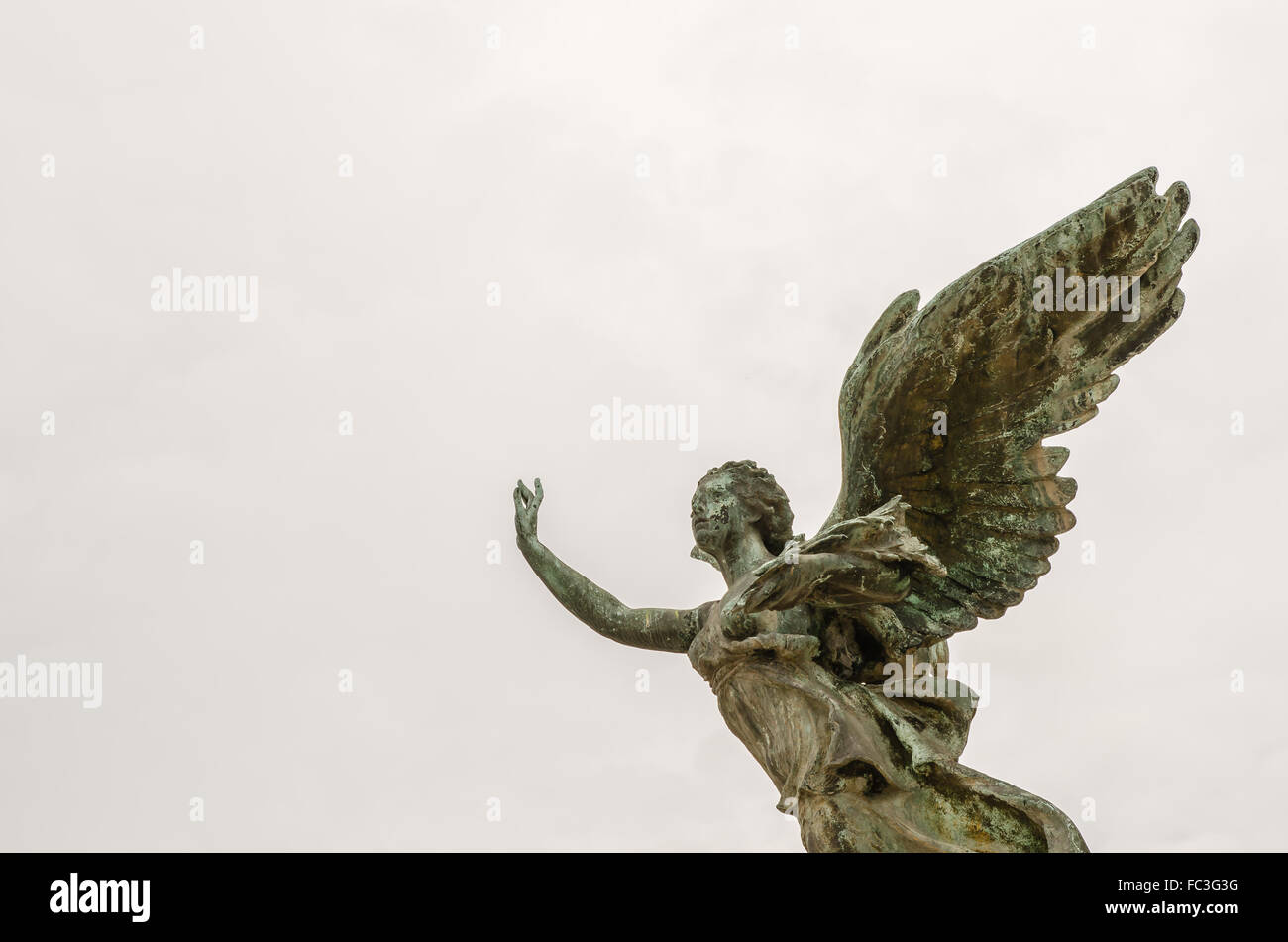 angel statue of National Monument to Victor Emmanuel II, Rome, Italy ...