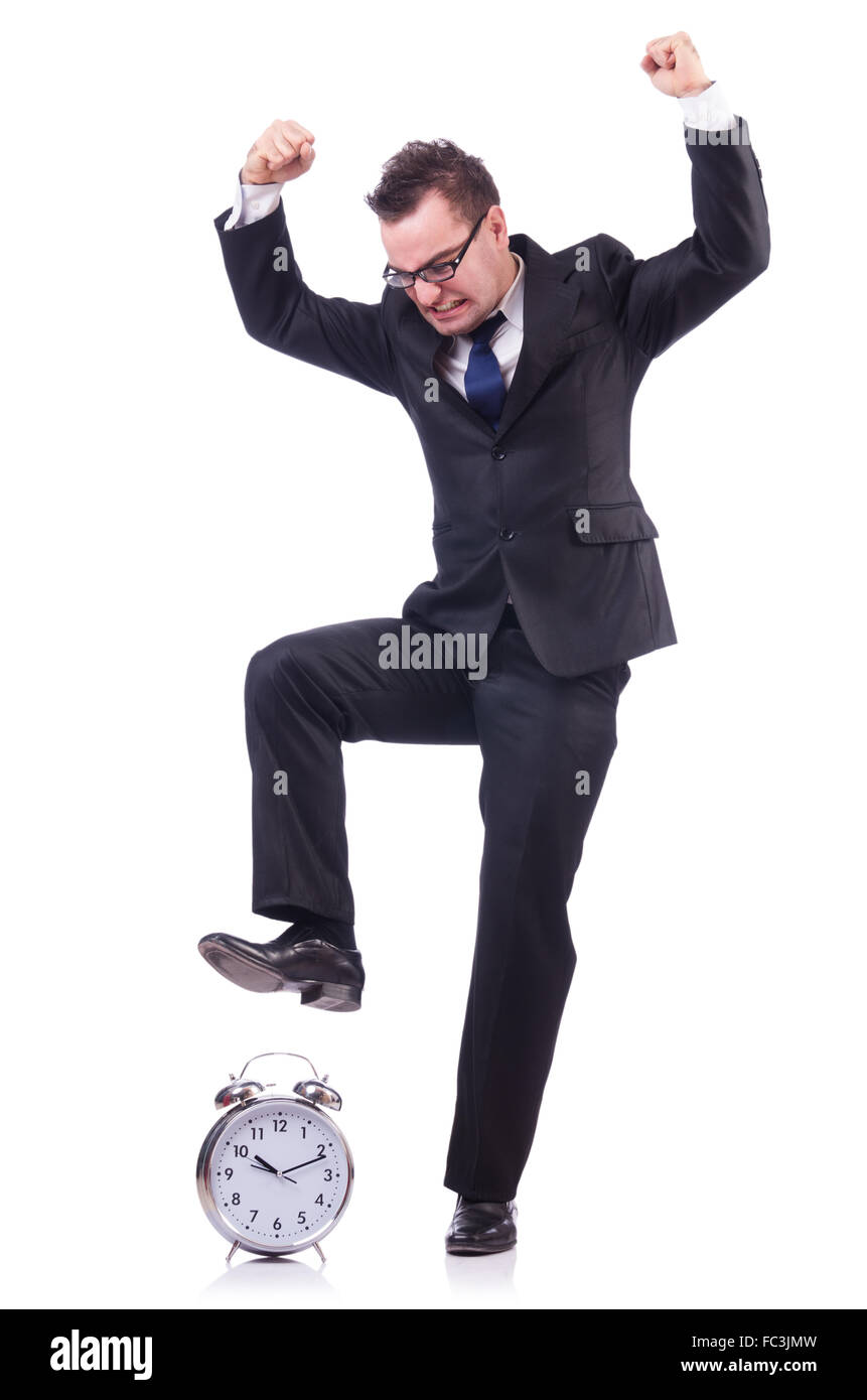 Man failing to meet his deadlines Stock Photo - Alamy