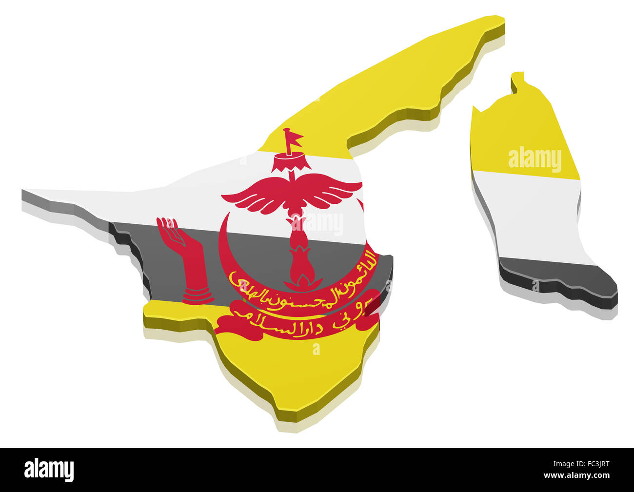Brunei map hi-res stock photography and images - Alamy