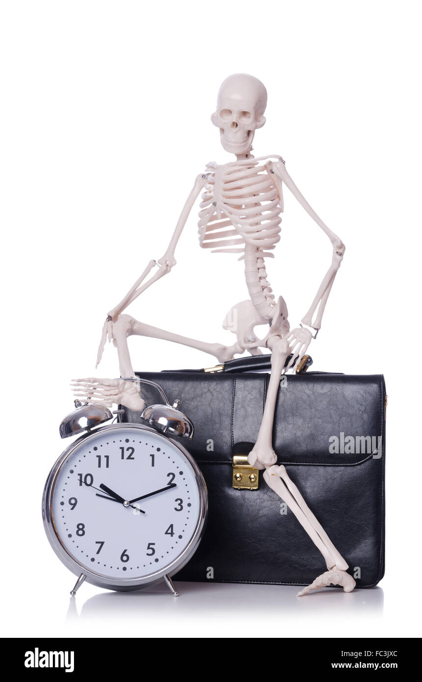 Skeleton clock Cut Out Stock Images & Pictures - Alamy