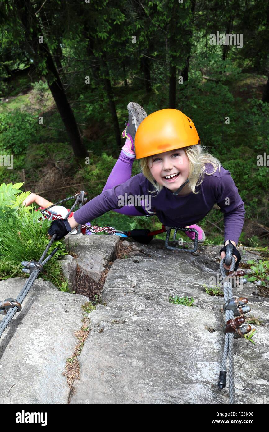 fun with climbing Stock Photo - Alamy
