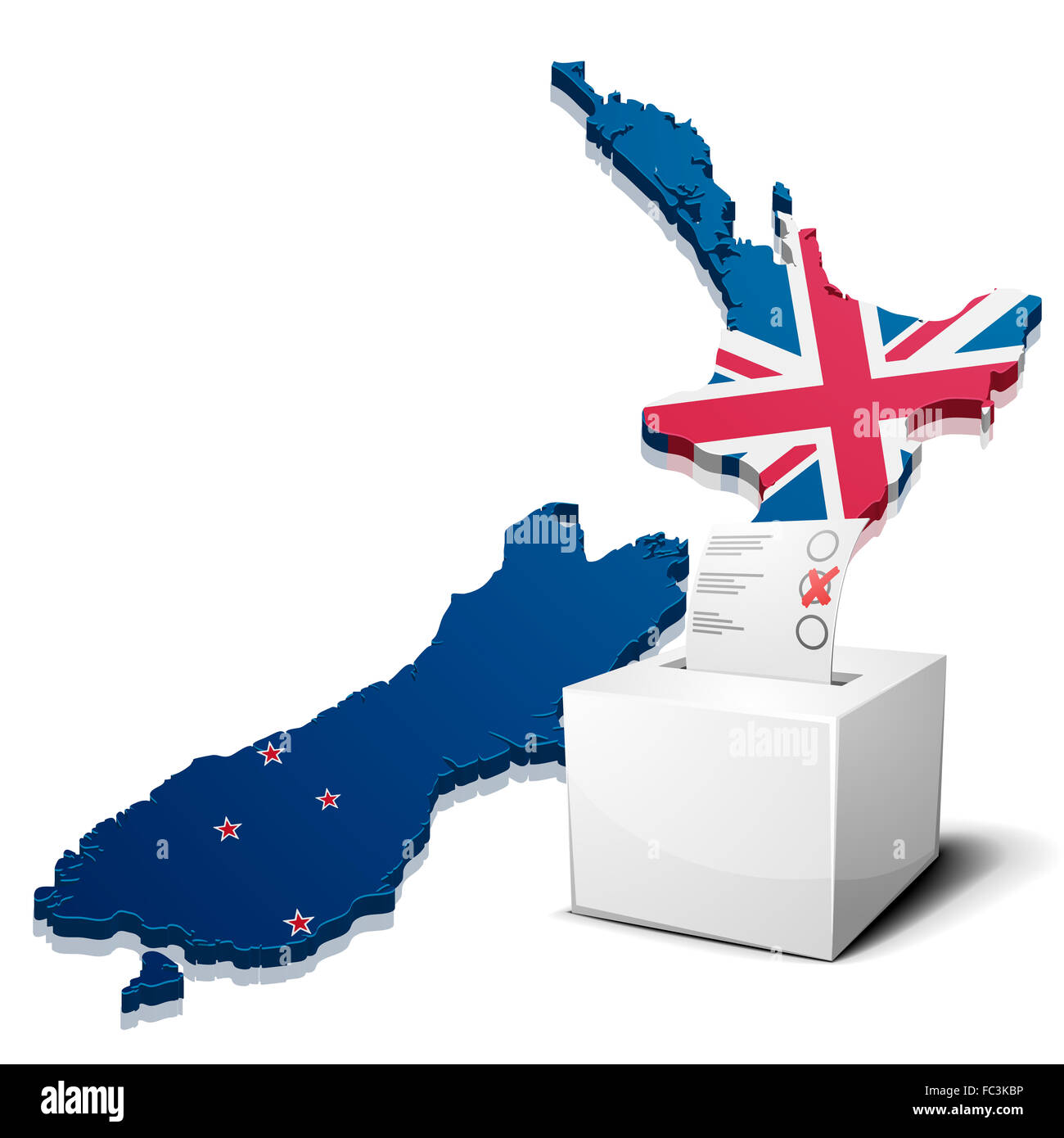 ballotbox New Zealand Stock Photo - Alamy