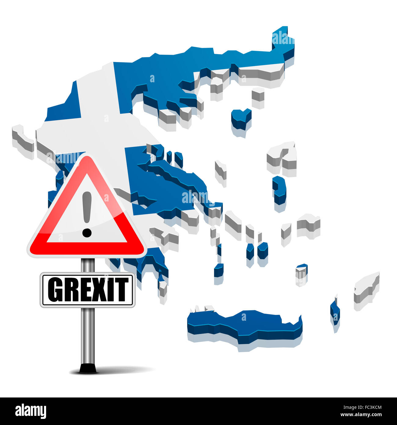 Outline map flag greece hi-res stock photography and images - Alamy