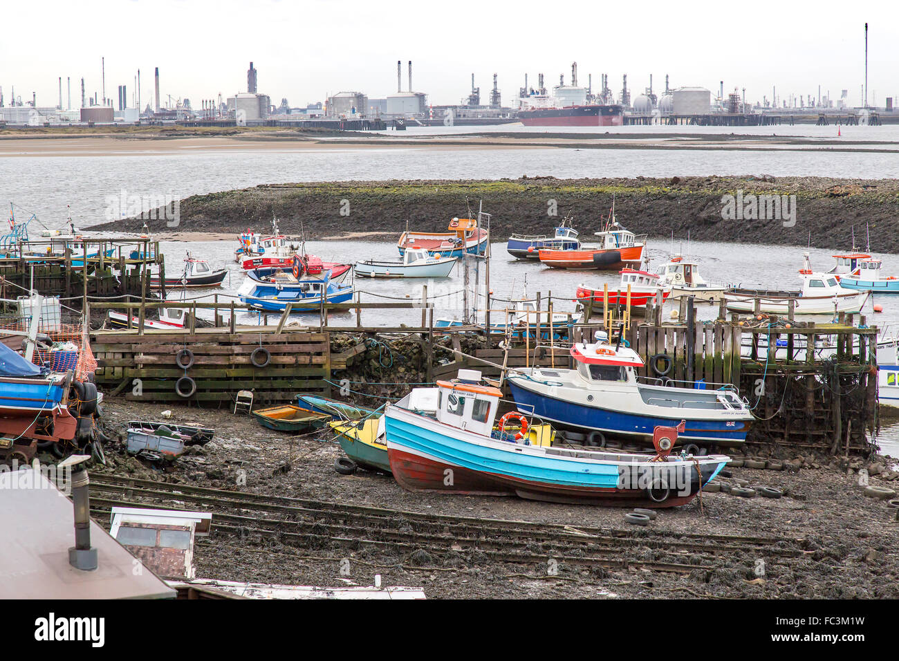 South Gare Redcar UK, Teesmouth, boat yard Stock Photo - Alamy